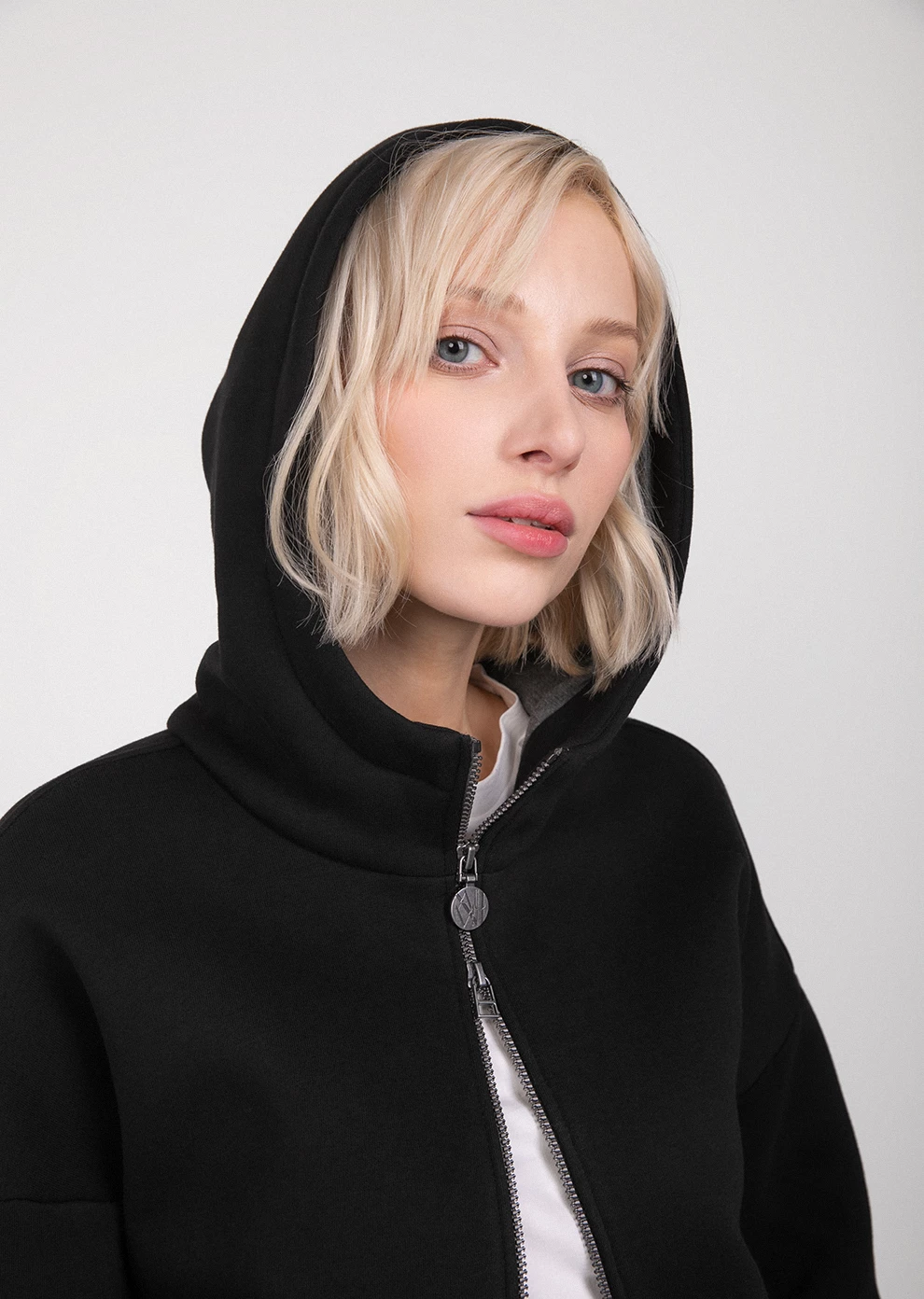 Утепленное худи на молнии - купить, цена в интернет-магазине NAUMI ...